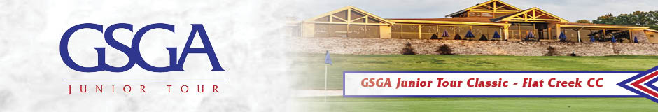 GSGA Junior Tour Classic - Round 2 Pairings | GSGA Jr Tour