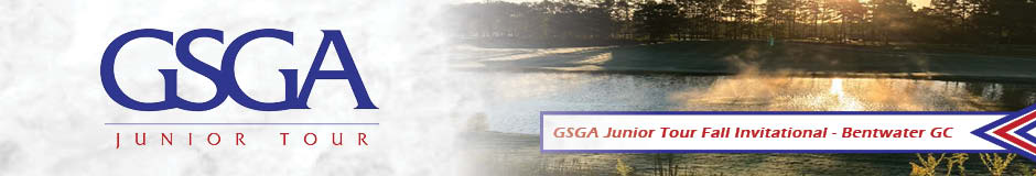 GSGA Junior Tour Fall Invitational - Round 2 Pairings | GSGA Jr Tour