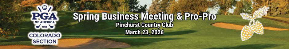 CG&T - Spring Meeting Pro-Pro - Tournament Information Page | Colorado PGA