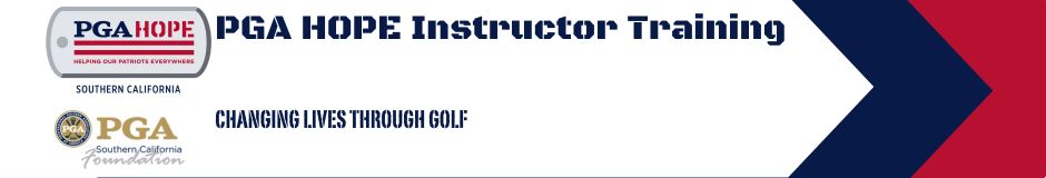 PGA HOPE Instructor Training - General Seminar Information Page | S ...