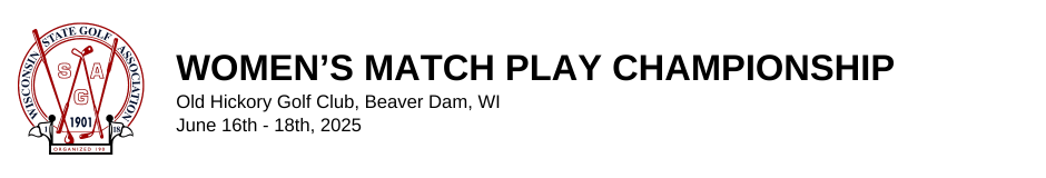 Women's Match Play Championship - Player Roster | WSGA