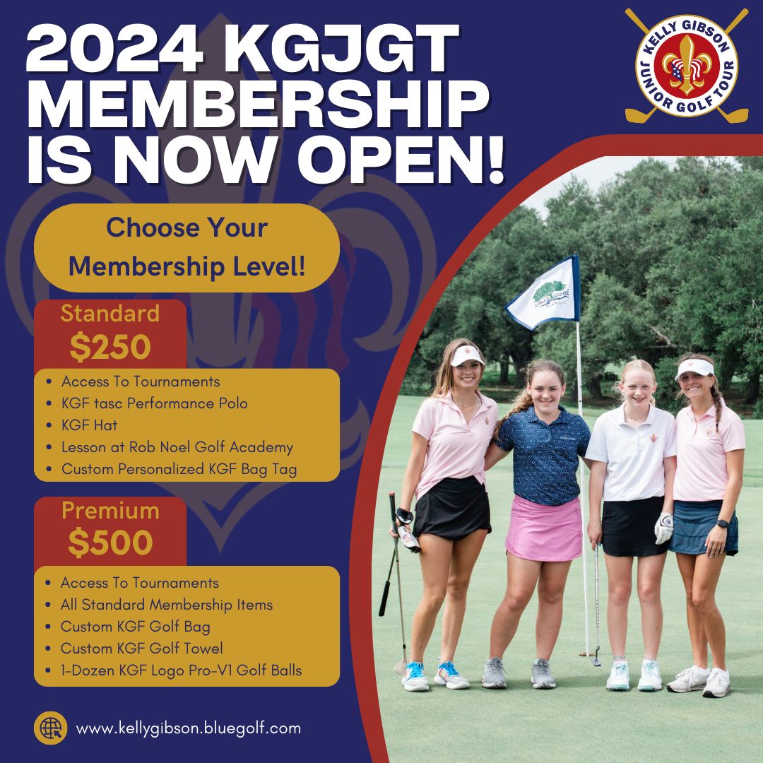 Membership | Kelly Gibson Junior Golf Tour