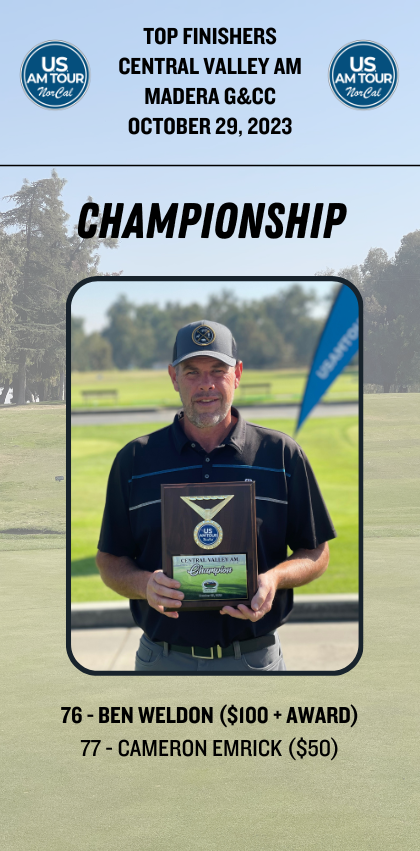 Central Valley Am @ Madera CC - Hogan Flight Leaderboard | US Am Tour