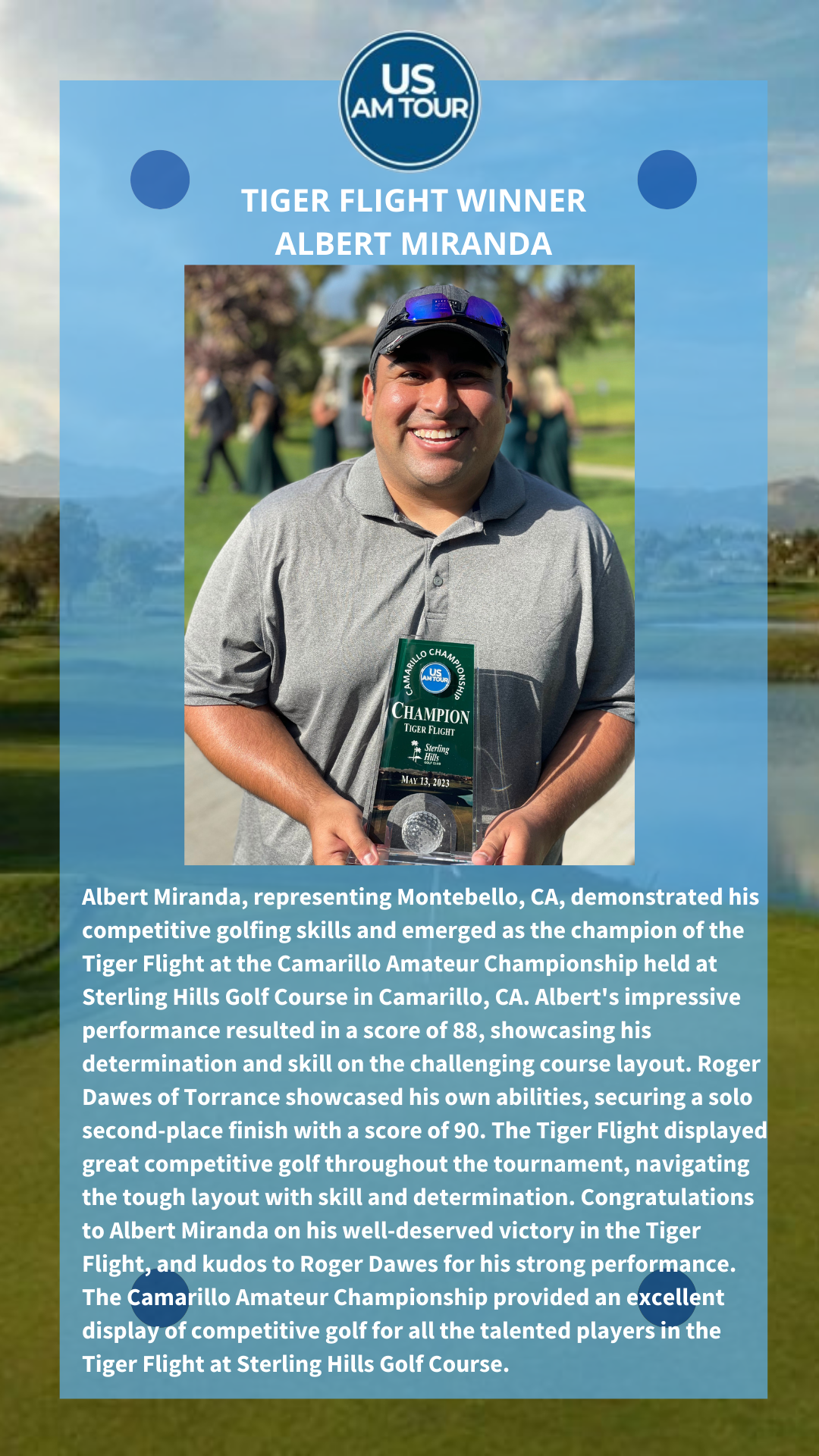 Camarillo Championship - Full Field Scores Leaderboard | US Am Tour