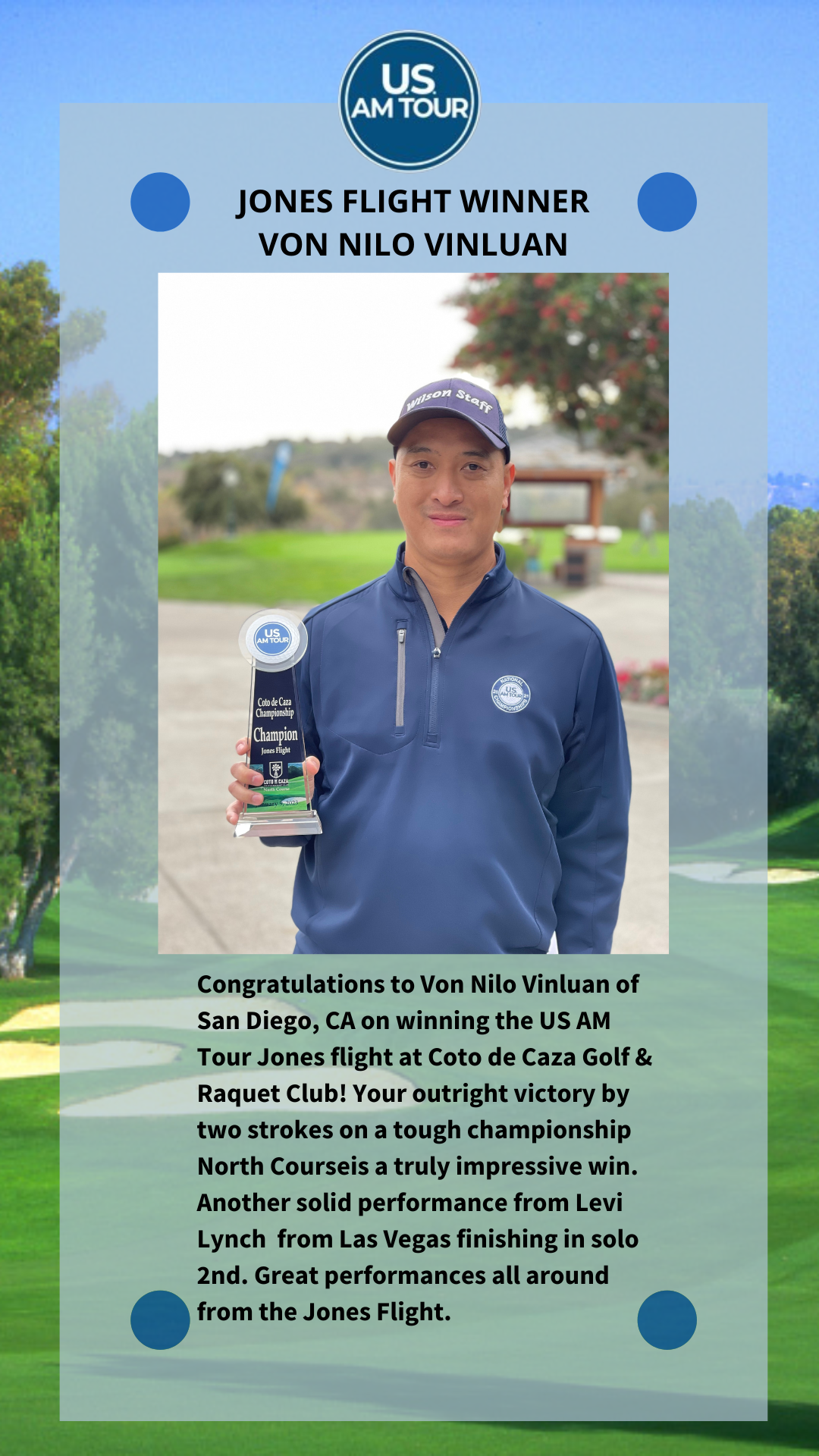 Coto de Caza Championship - Palmer Flight Leaderboard | US Am Tour