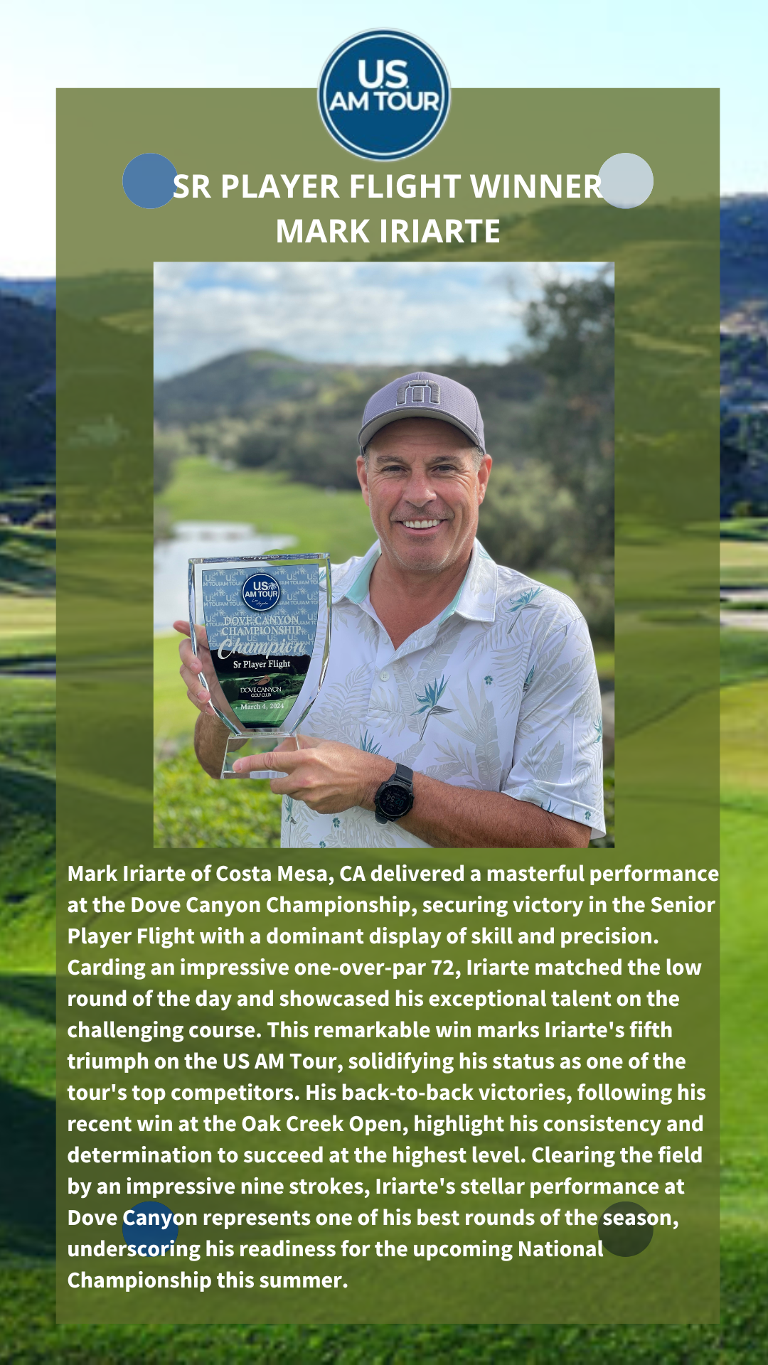 Dove Canyon Championship - Monday Series - Tournament Information Page ...