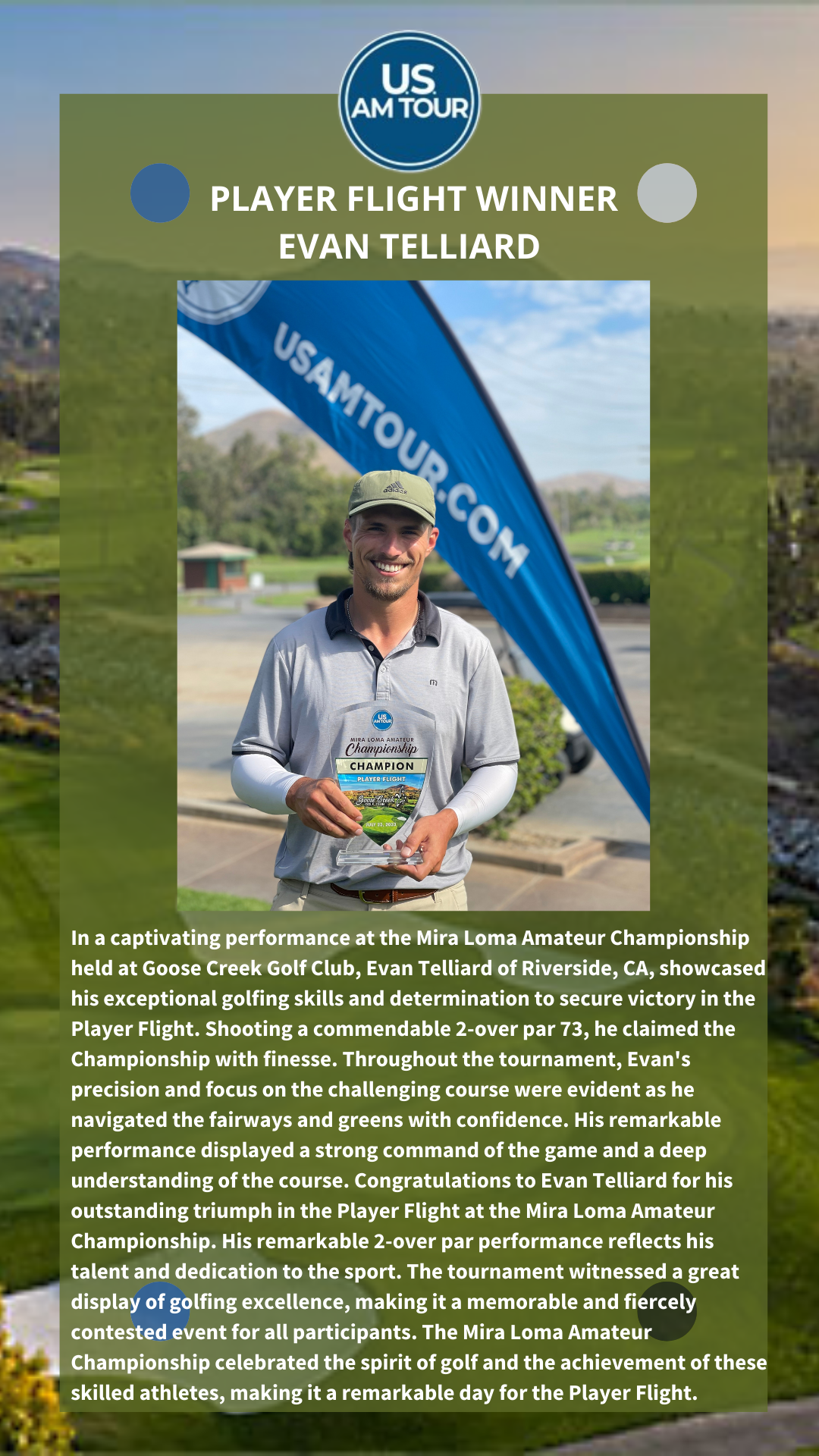 Mira Loma AM Championship - Full Field Scores Leaderboard | US Am Tour