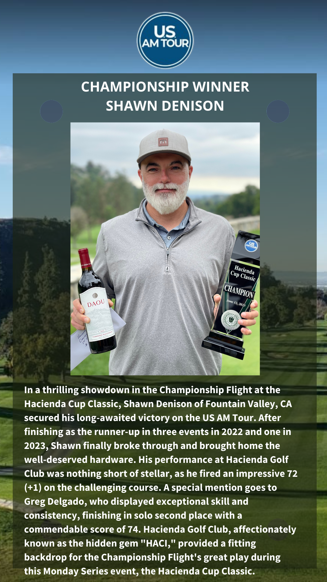 Hacienda Cup Classic - Palmer Flight Leaderboard | US Am Tour