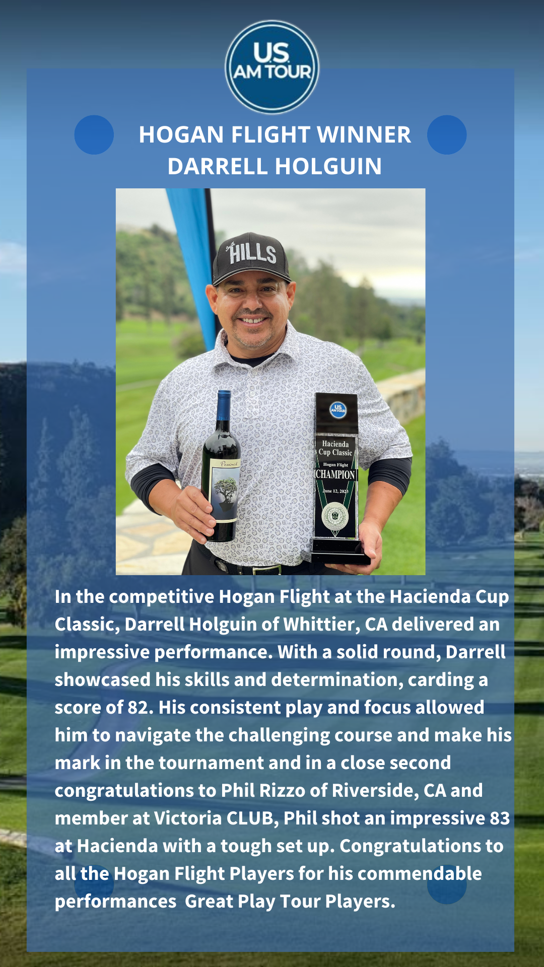 Hacienda Cup Classic - Palmer Flight Leaderboard | US Am Tour