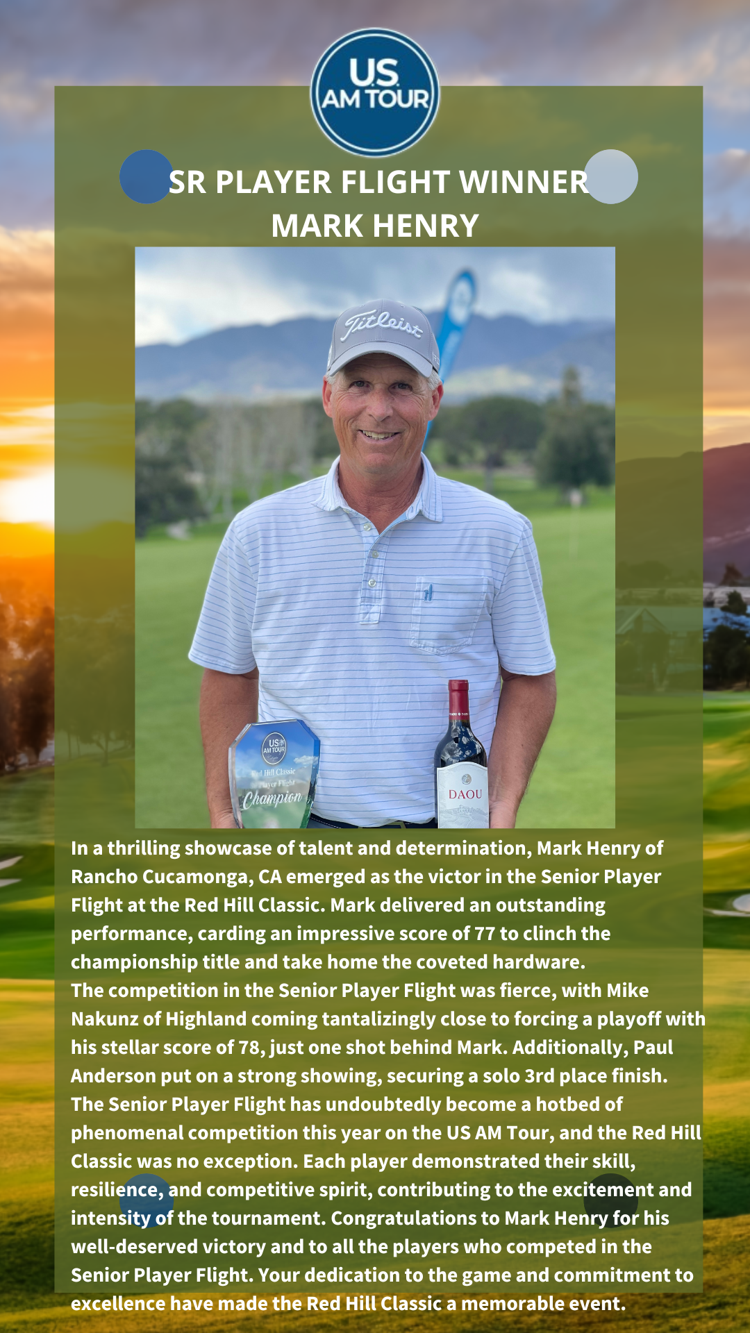 Red Hill Classic - Monday Series - Tournament Recap | US Am Tour